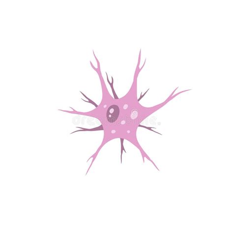 Neuron Cell Brain Activity And Dendrites Stock Vector Illustration