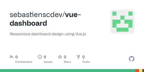 Github Sebastienscdev Vue Dashboard Responsive Dashboard Design Using Vue Js