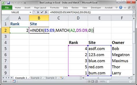 Best Lookup Formula In Excel Index And Match TeachExcel Com