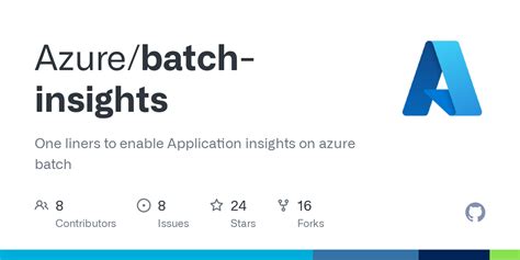 Github Azurebatch Insights One Liners To Enable Application Insights On Azure Batch