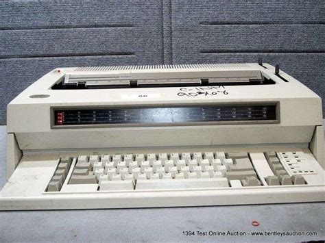 IBM WHEELWRITER 70 TYPEWRITER Bentley Associates LLC IBM WHEELWRITER 70 TYPEWRITER Bentley Associates LLC