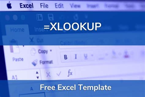 Xlookup Excel Template • 365 Financial Analyst