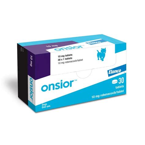Onsior 10mg Tablets X30blcd El A Coombs Pet Centre