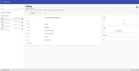 机器学习实验管理 Ml Experiment Management