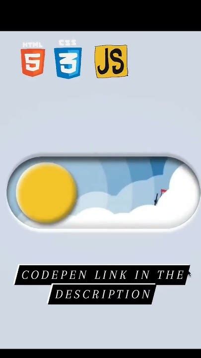 Day And Night Mode Toggle Using Html Css And Javascript Dark Theme Toggle Css Javascript