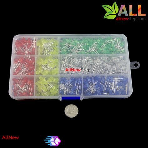 หลอดไฟ Led 5mm 5 สีอย่างละ 100 รวม 500 ดวง Arduinoall ขาย Arduino ซื้อ Arduino อุปกรณ์ Arduino