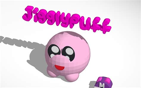 3d Design Cute Jigglypuff Tinkercad