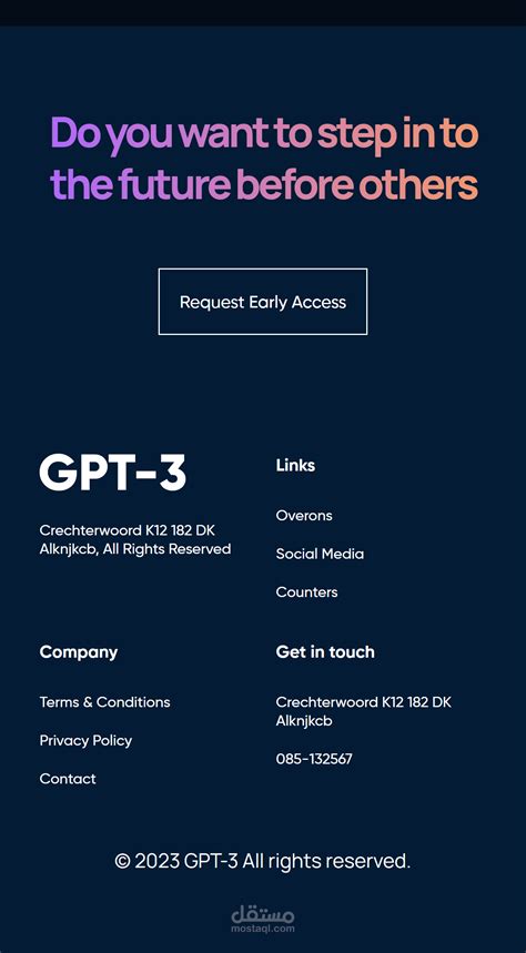 تنفيذ landing page لعرض مميزات gpt 3 من figma الي كود باستخدام اطار عمل