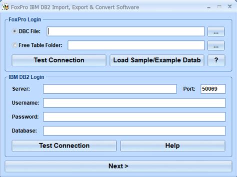 Foxpro Ibm Db2 Import Export And Convert Software