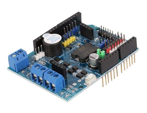 motor shield pwm speed controller l298p domoticx