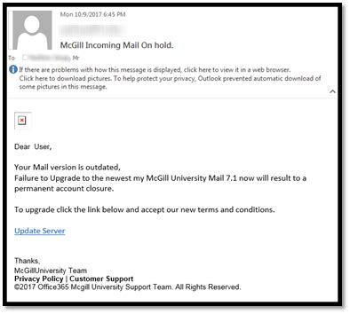 Phishing Email Examples