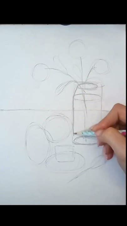 Малюємо натюрморт крапками Drawing Повна версія за посиланням в описі відео Техніка