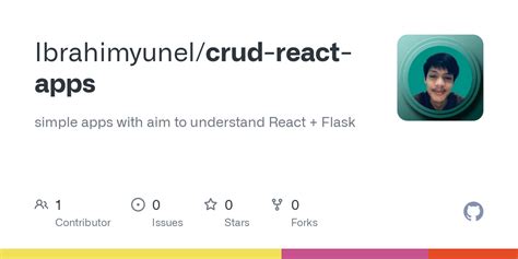 Github Ibrahimyunel Crud React Apps Simple Apps With Aim To Understand React Flask