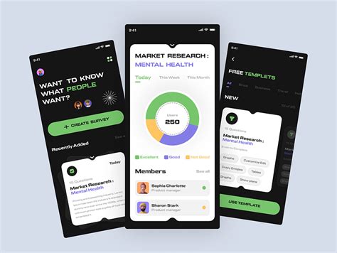 An Online Survey App Ui Design By Intorque On Dribbble