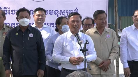 គ្រួសាររងគ្រោះដោយជំនន់ទឹកភ្លៀង និងខ្វះខាតស្បៀង ៥៧គ្រួសារ នៅស្រុកថ្ពង