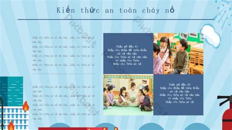 Fire Safety Blue Flat Presentation PowerPoint PPTX Template Free Download Pikbest