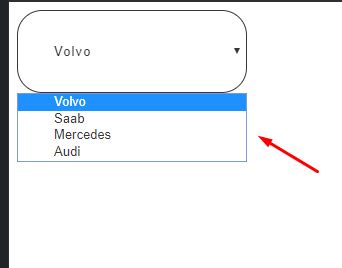 Html Make Options Section Round Using Css Stack Overflow