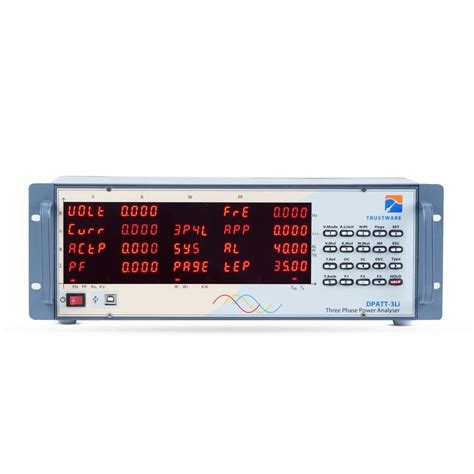 Led V A W Pf Hz Three Phase Power Analyzer For Industrial Use At