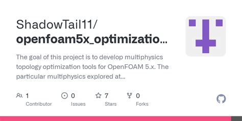 GitHub ShadowTail Openfoam X Optimization Multiphysics The Goal Of This Project Is To