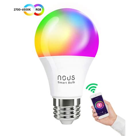 Nous Smart WiFi žiarovka RGB E P Nous P Smart WiFi žiarovka RGB E PlayGoSmart