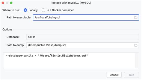 Import Datagrip Documentation