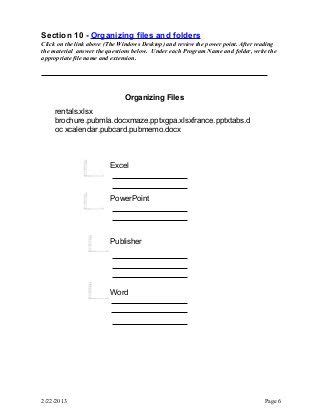 Computer Basics Worksheet Computer Basics Basic Computer Network