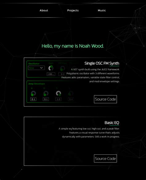 Github Phoolcmdportfolio Site My Personal Portfolio Which Will Feature My Projects And Music