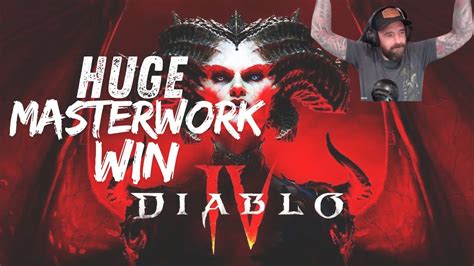 Massive D4 Masterwork Hit Diablo Diabloiv Diablo4 Youtube
