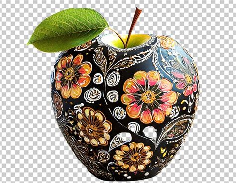 Premium Psd Apple Genetically Modified To Display Intricate And