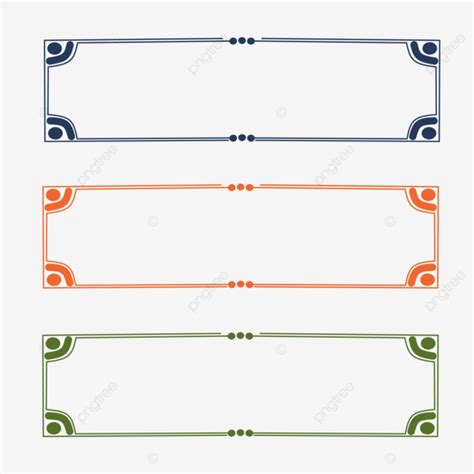 Text Box Border Frame Aesthetic Illustration Design Elements Icon