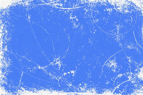 생생한 파란색과 흰색 그런 지 배경 복고풍 스타일의 조난 오버레이 질감 찢어지고 풍화된 효과와 얼음 같은 겨울 분위기 그런지 이미지 기법에 대한 스톡 벡터 아트 및 기타