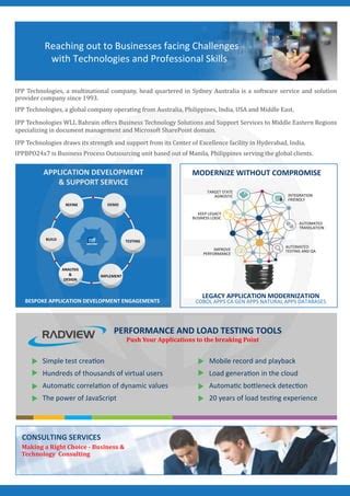 IPP Company Profile PDF Computer Software And Applications Computing