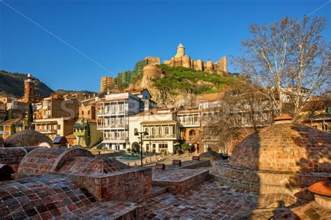 Tbilisi Historical Old Town Georgia Globephotos Royalty Free Stock Images