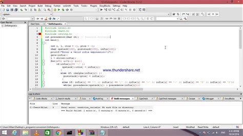 Infix To Postfix Using C Programming Language Youtube