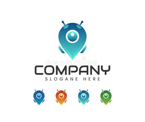 Modern 3d Robot Logo Design Abstract 3d Logo Icon Design Template Element Technology Vector