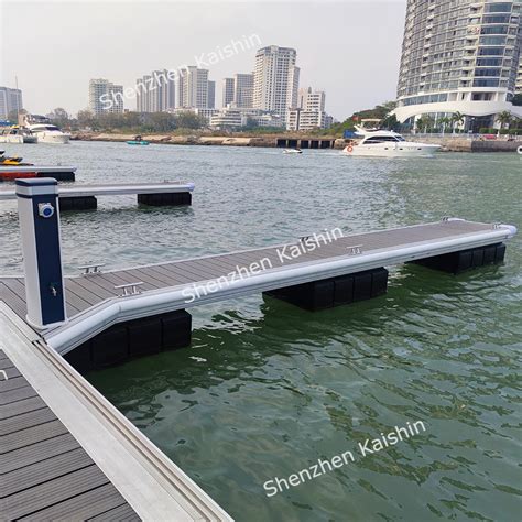 Marina Aluminium Floating Dock Finger Floating Pontoon Jetty Customized