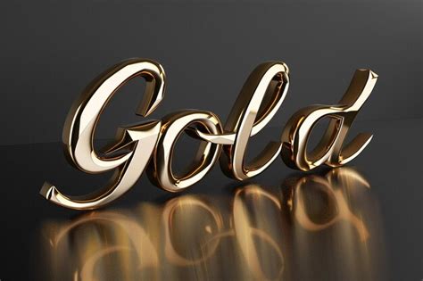 Gold Text Effect Editable Elegant And Rich Text Style Premium Ai