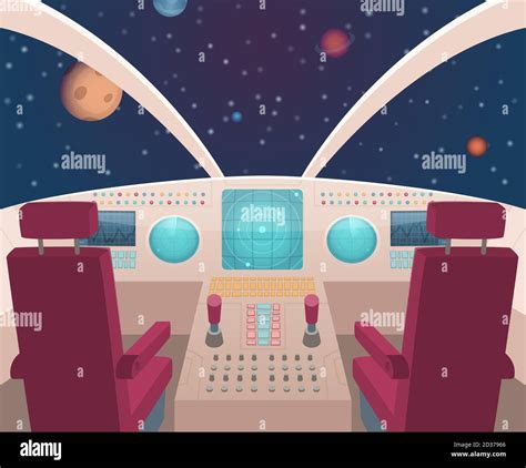 Spaceship Control Panel Clipart