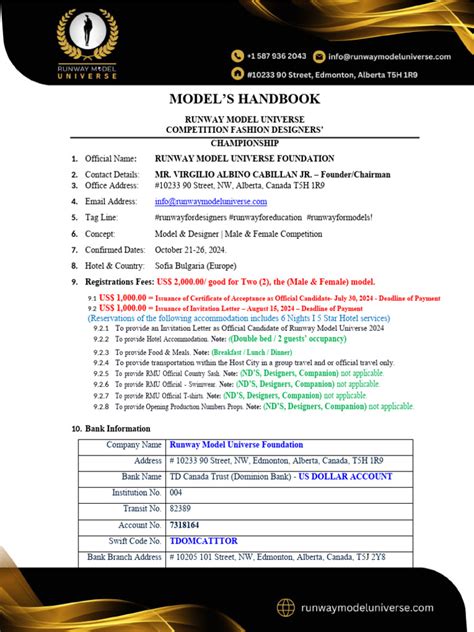 Models Handbook Other Countries Pdf Fashion Clothing