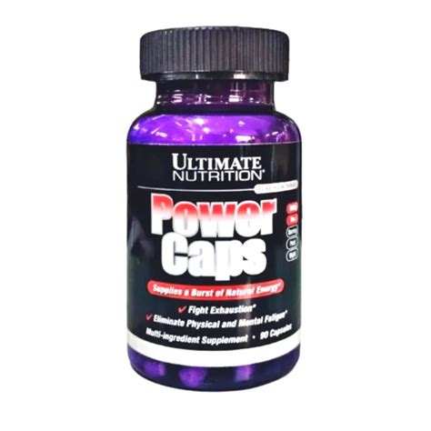 Ultimate Nutrition Power Caps 90 Capsul Pre Workout Kemasan Botol Lazada Indonesia