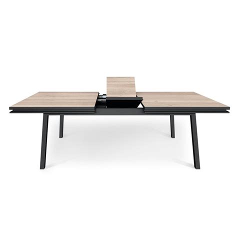 Rectangular Extensible Dining Table In Solid Oak Design By Eric Gizard