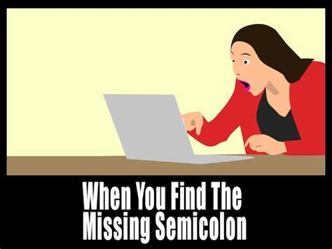 The Missing Semicolon A Tale Of Syntax And Redemption By Theresa