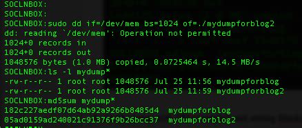 Ken Felix Security Blog How To Dump Memory On Linux Systems