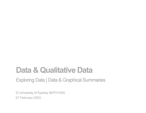 3 Lecture Slides Data And Qualitative Data Exploring Data Data