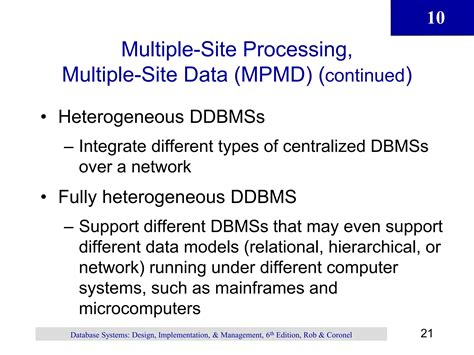 Distributed Database Management System Pptx
