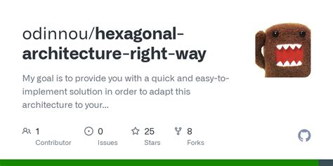 github odinnou hexagonal architecture right way my goal is to