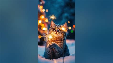 С новым годом новыйгод котик Youtube