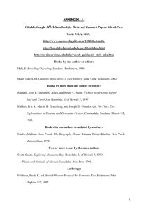 MLA Citation Examples