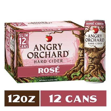 Angry Orchard Rosé Hard Apple Cider Spiked 12 Fl Oz Delivery Or