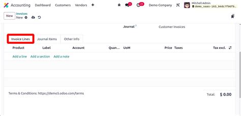 Customer Invoices In Odoo 17 Accounting Odoo V17 Enterprise Edition Book